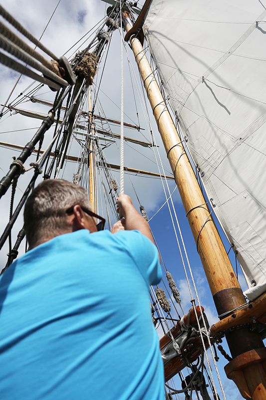 Tall Ship R Tucker Thompson, Bay of Islands, New Zealand