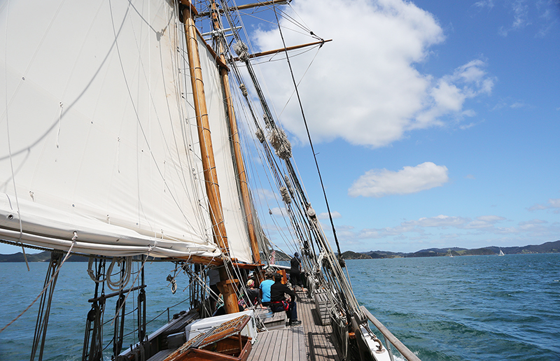 Tall Ship R Tucker Thompson, Bay of Islands, New Zealand