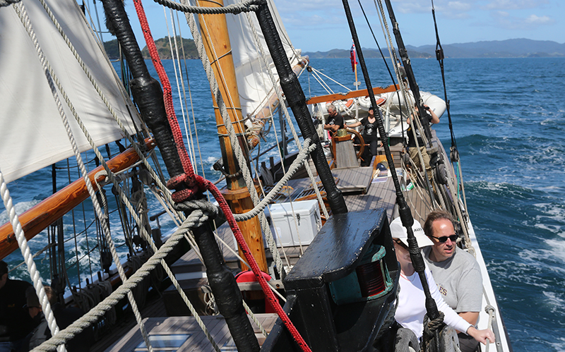 Tall Ship R Tucker Thompson, Bay of Islands, New Zealand