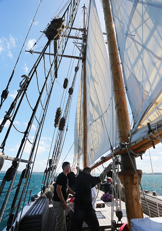 Tall Ship R Tucker Thompson, Bay of Islands, New Zealand